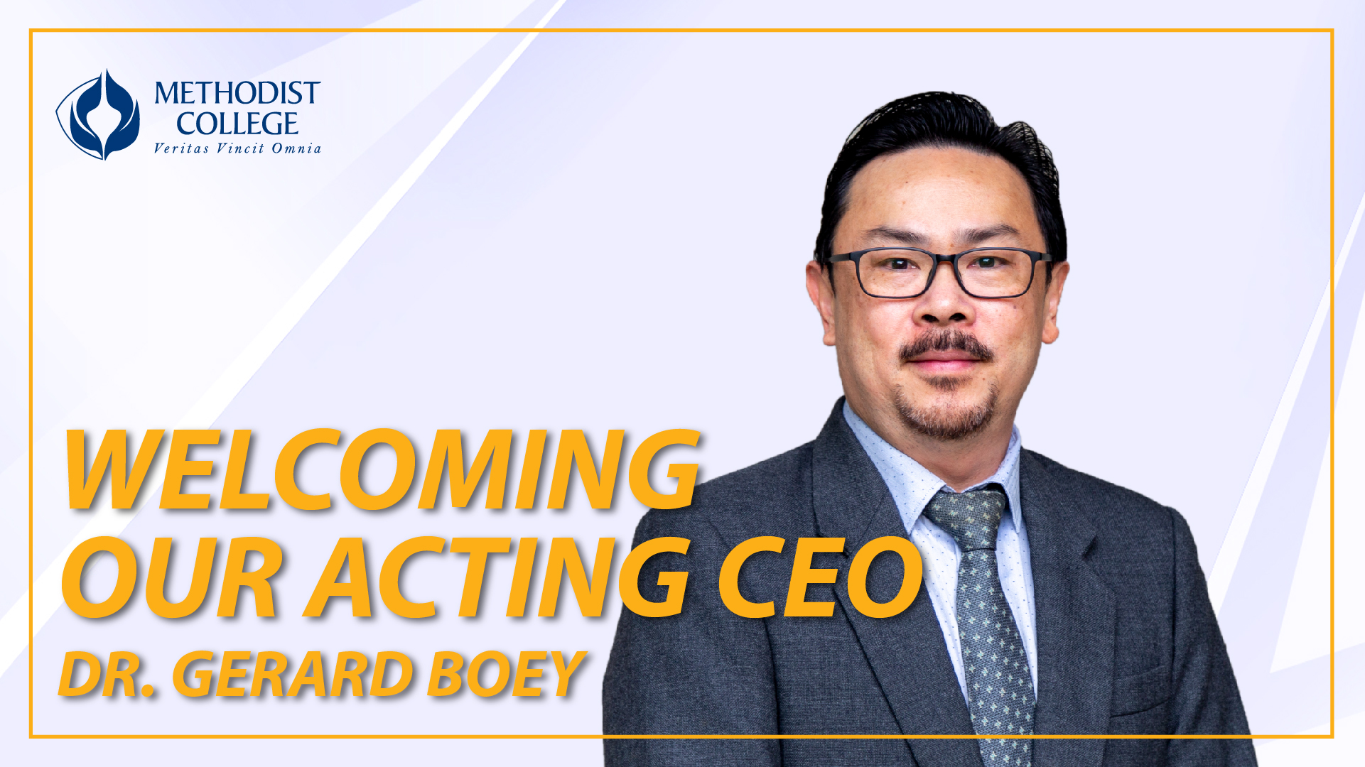Welcoming our Acting CEO, Dr. Gerard Boey - MCKL College (Penang ...