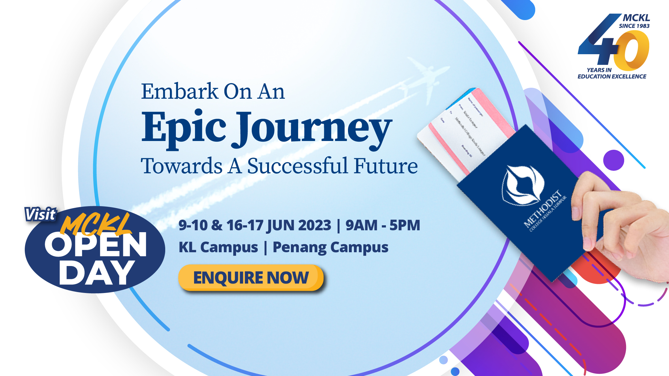 9-10 & 16-17 June 2023 | MCKL Open Day - Methodist College Kuala Lumpur