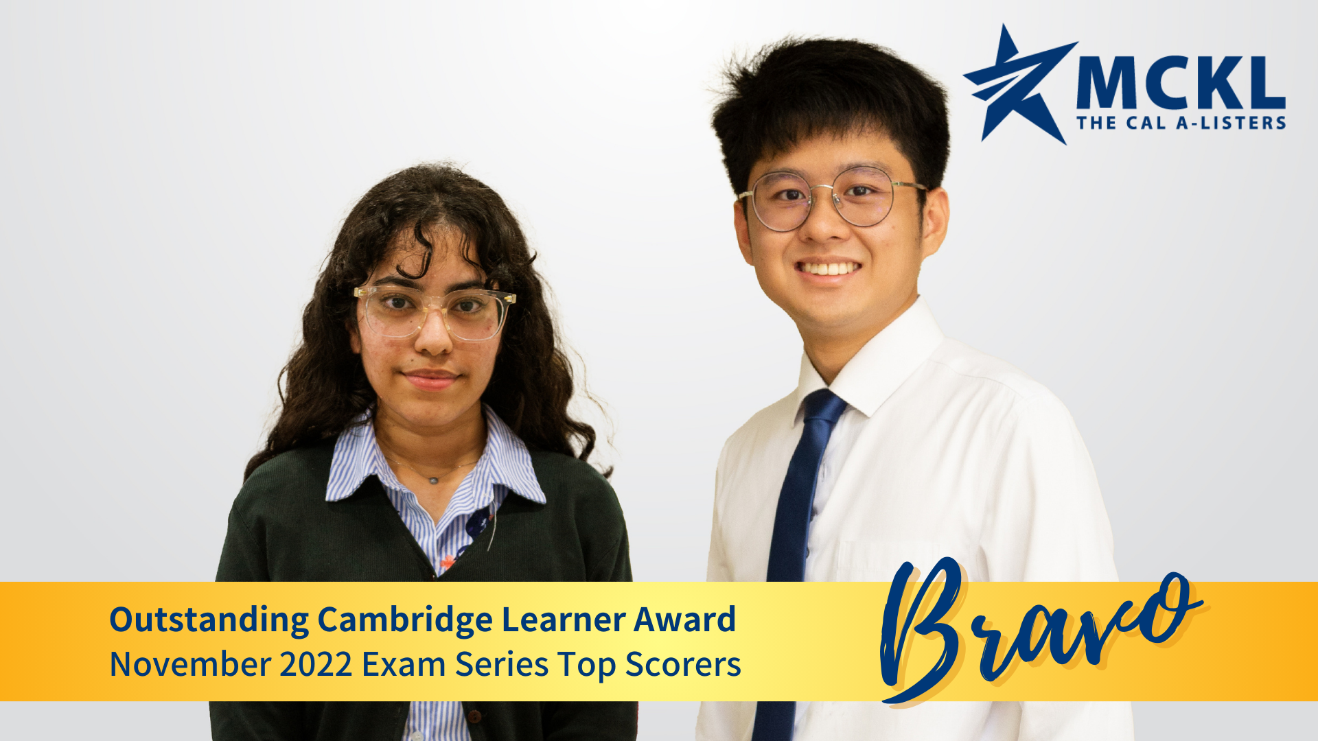 Two MCKL Students Accoladed for Their Outstanding Performance in the ...